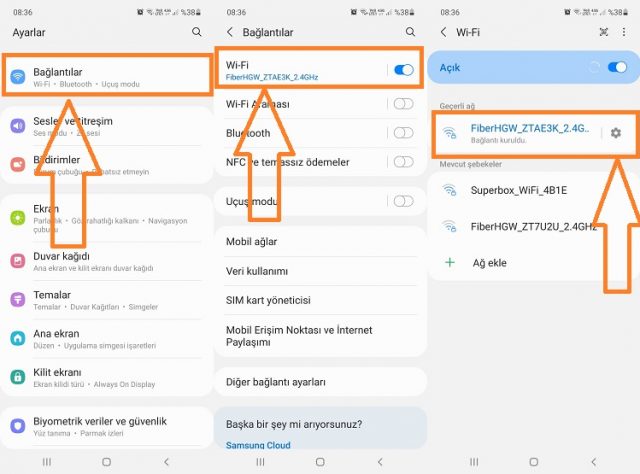 Android Telefonda Kayıtlı Wi-Fi Şifresi Öğrenme - Teloji